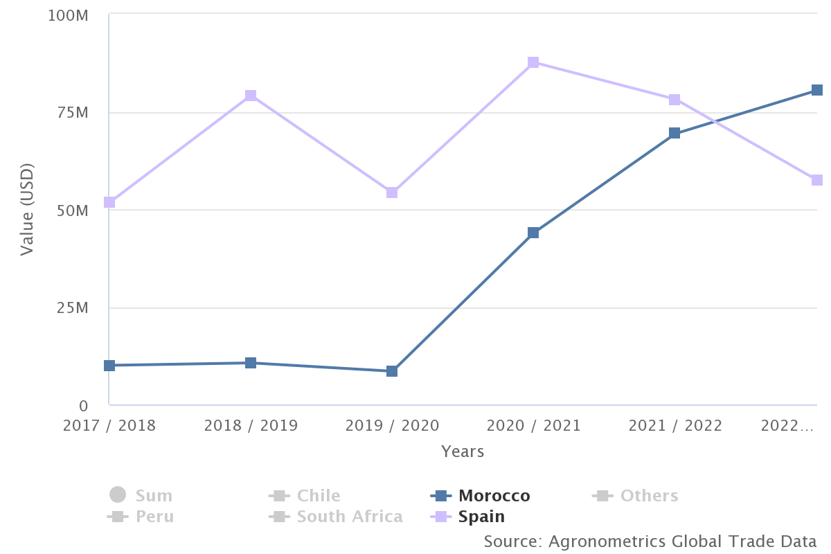 The Moroccan blueberry industry, Emergence to global dominance